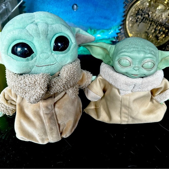 Star Wars | Toys | Star Wars Yoda Mechanical 8 Inch And An About And 9 2 Inch Stuffed Yoda ...